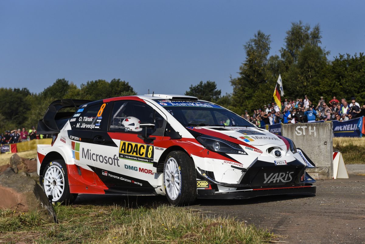 Toyota achieved second straight victory in the World Rally Championship ...