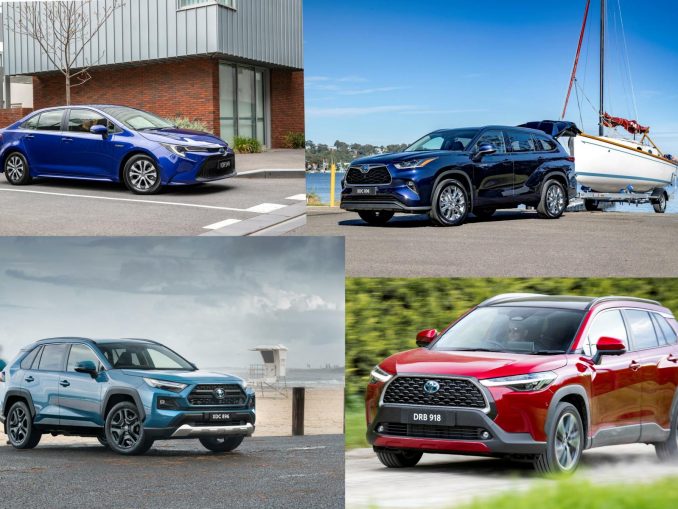 Toyota HEV models collage - Toyota Lifestyle